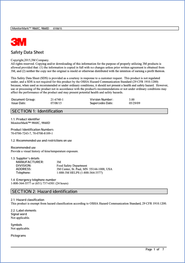 Indicador 3M MonitorMark 9860 – PCP Web